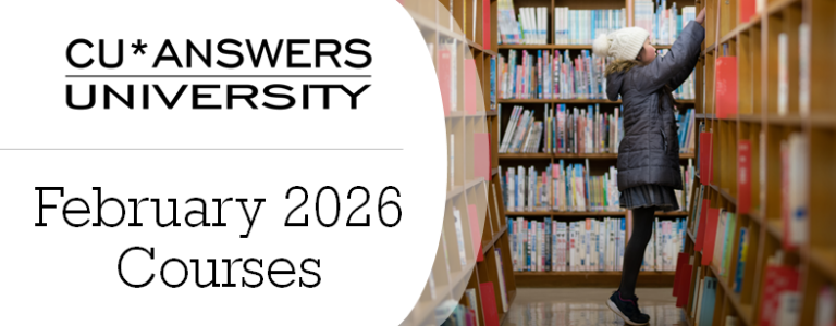 Take a Look at the CU*Answers University Courses for February! | CU*Answers