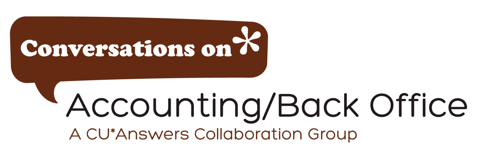 Conversations on Accounting/Back Office | CU*Answers
