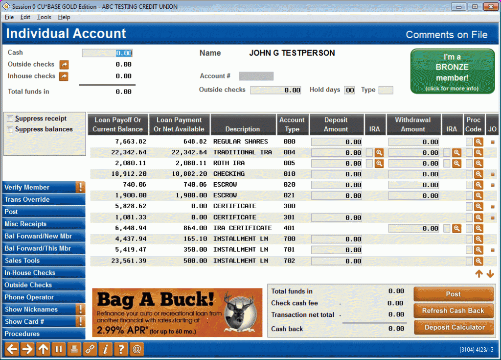 CU*BASE GOLD Feature List | CU*Answers